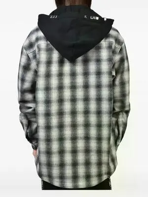N.HOOLYWOOD Check Hooded Shirt