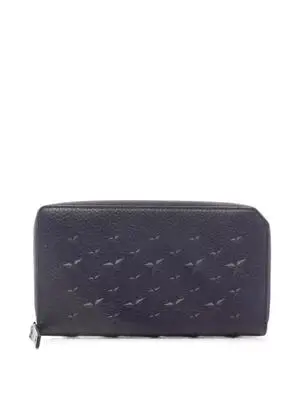 JIMMY CHOO 2010s Carnaby Star-embossed Wallet - Blue