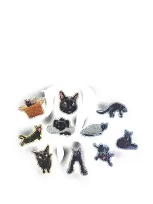 COMFORT Piyong Glitter Stickers - Black