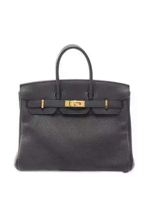 Hermès 2019 25 Birkin Togo Tote Bag - Black