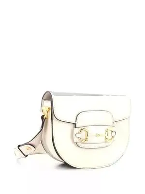 Gucci Horsebit 1955 Rounded Shoulder Bag Leather Mini Crossbody Bag