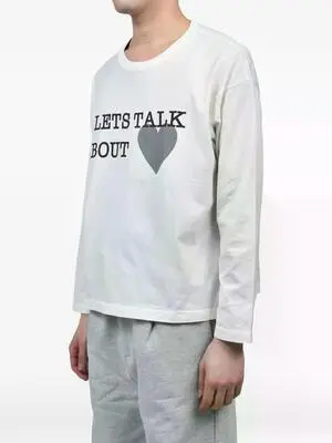 CEDARWOOD Ats Slogan-print Long-sleeve T-shirt