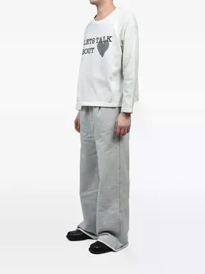 CEDARWOOD Ats Slogan-print Long-sleeve T-shirt