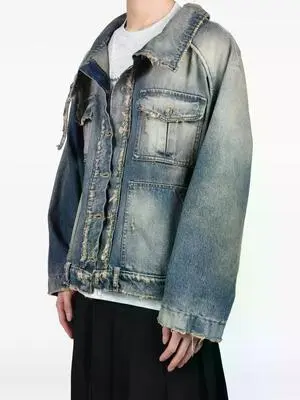 DOMENICO OREFICE A4 Distressed Denim Jacket