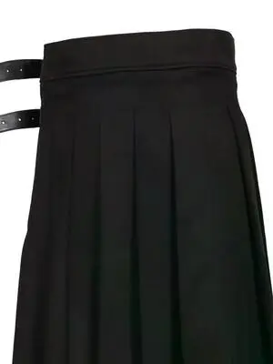 DOMENICO OREFICE A4 Pleated Cotton Midi Skirt
