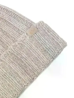 Paul & Shark Ribbed-knit Beanie Hat