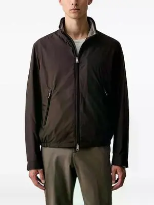 Paul & Shark High-neck Zip-up Jacket - Brown