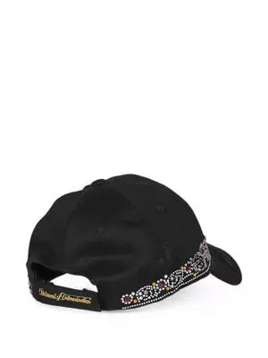 BOSSUP Rhinestone-embellished Embroidered Baseball Cap