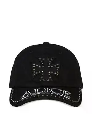 ALICE HOLLYWOOD Studded Atelier Cap - Black