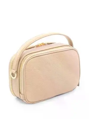 Prada 2020s Logo-plaque Leather Shoulder Bag