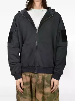 DIARY 1999 Faded-effect Logo-print Hoodie