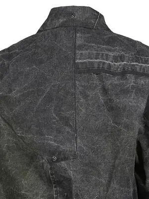 UNDER THE SIGN Patchwork Waxed-cotton Bomber Jacket