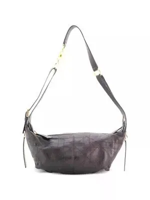 Dior D-journey Macrocannage Quilt Calfskin Small Shoulder Bag - Black