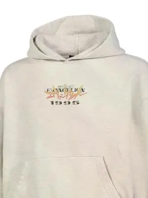 EVANGELI0N 95 Logo-print Graphic-print Hoodie