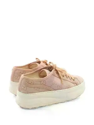 Gucci 2000s Tennis Gg Pattern Sneakers