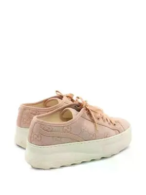 Gucci Gg Pattern Platform Sneakers