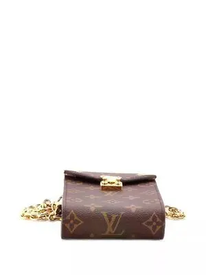 LOUIS VUITTON Monogram Canvas Metis Phone Pouch On Chain Shoulder Bag