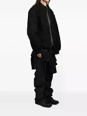 TROUBLED WATERS Mummy Distressed Bomber Jacket