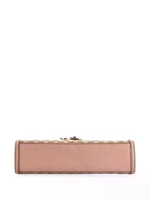 Gucci Emily Chain Flap Gg Canvas And Leather Large Shoulder Bag
