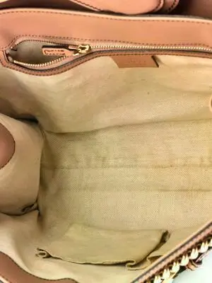 Gucci Emily Chain Flap Gg Canvas And Leather Large Shoulder Bag