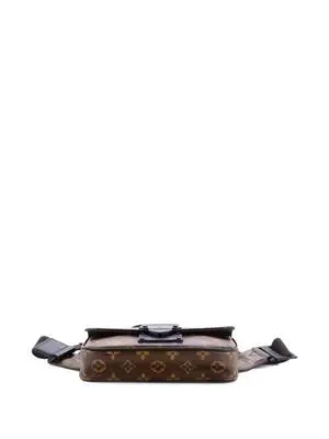 LOUIS VUITTON Macassar Monogram Canvas S Lock Sling Belt Bag