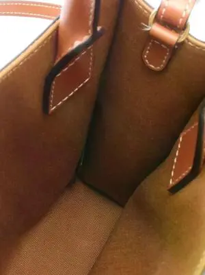 Celine Triomphe Canvas Logo Print Tote Bag
