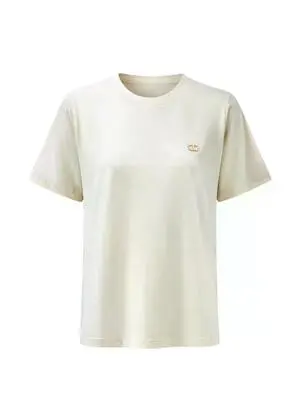 TWINSET Logo-plaque T-shirt - Neutrals