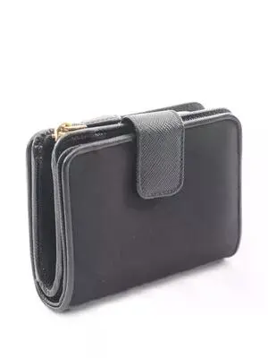 Prada 2010s Triangle Logo Bi-fold Wallet