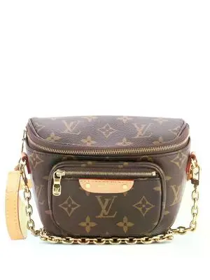 LOUIS VUITTON Monogram Canvas Mini Belt Bag - Brown