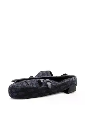 Dior Oblique Canvas Cross Body Bag - Black