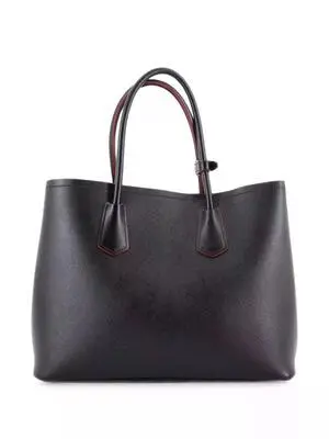 Prada Cuir Double Saffiano Leather Medium Tote Bag - Black
