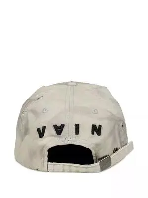VAIN 3 Distressed Logo-embroidered Cap