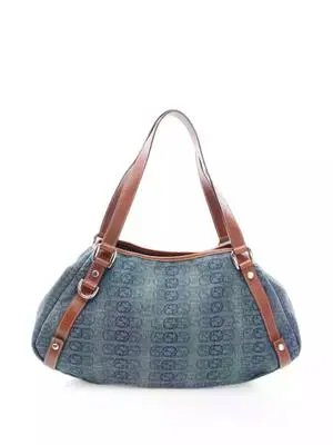 Gucci 2000s Abby Gg Canvas Shoulder Bag