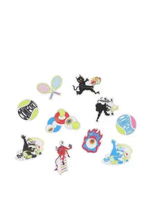 COMFORT Hellfire Tennis Club Sticker Pack - White
