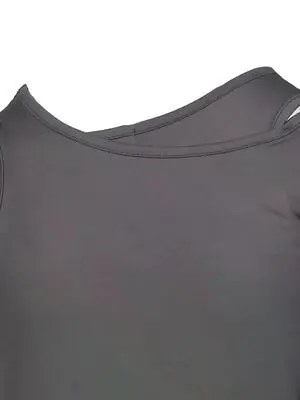 VIVAMUS Layered Cold-shoulder Top