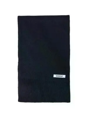 DONDUP Ribbed-knit Scarf - Black