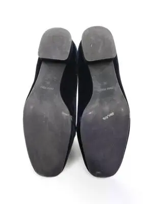 Miu Miu 2010s Bijou Crystal-embellished Ballet Flats - Blue