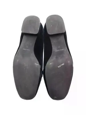 Miu Miu 2010s Bijou Crystal-embellished Ballet Flats - Blue