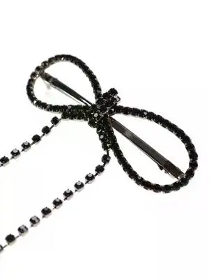 YELLOWSWALLOW Bow Stone-embellished Hair Clip