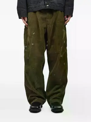 SWJP Paint-splatter Corduroy Trousers