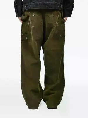 SWJP Paint-splatter Corduroy Trousers