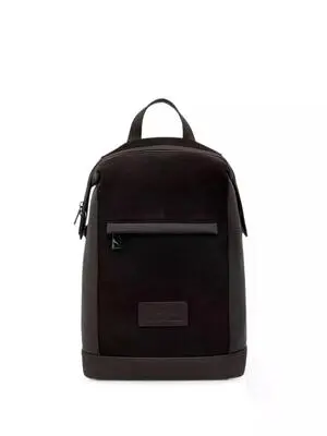 Paul & Shark Suede Panelled Backpack - Brown