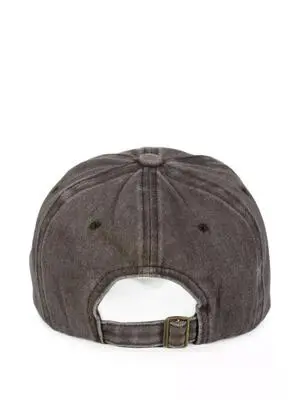 CAPTURE GALLERY Distressed Embroidered Baseball Cap - Grey