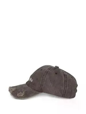 CAPTURE GALLERY Distressed Embroidered Baseball Cap