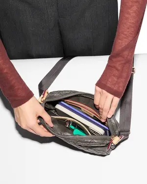 Mz Wallace Metro Small Quilted Camera Crossbody Bag
