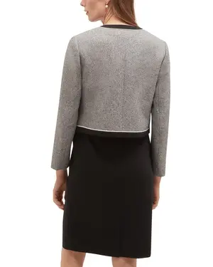 HOBBS LONDON Edie Cropped Open Front Jacket