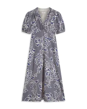 HOBBS LONDON Petites Sidonie Floral Midi Dress