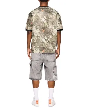 Off-White Ringer Logo Graphic Jersey T-shirt