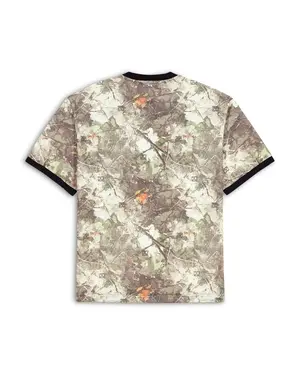 Off-White Ringer Logo Graphic Jersey T-shirt