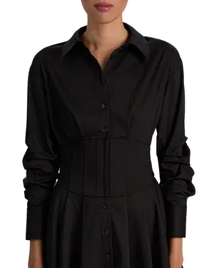 Alice + Olivia Edie Corset Dress - Black